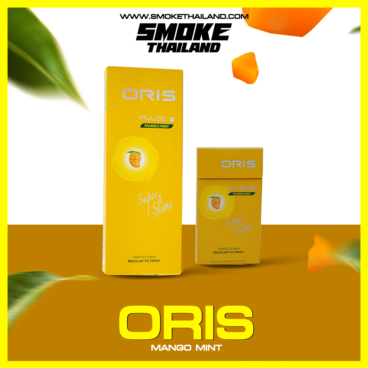 บุหรี่ ORIS PULSE MANGO MINT - smokethailand.com